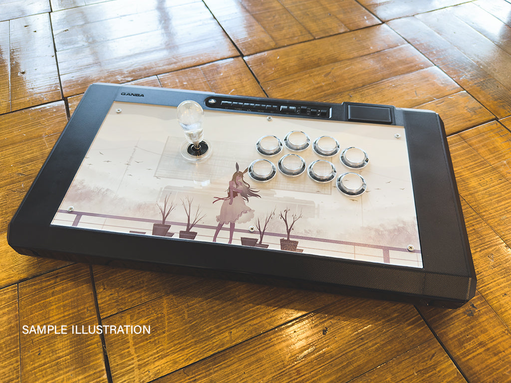 Qanba Obsidian2 ARCHED Acrylic Top Panel – Akecon-アケ魂-