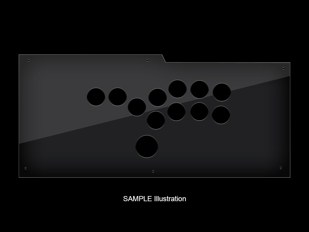 Qanba Obsidian HitBox acrylic top panel – Akecon-アケ魂-