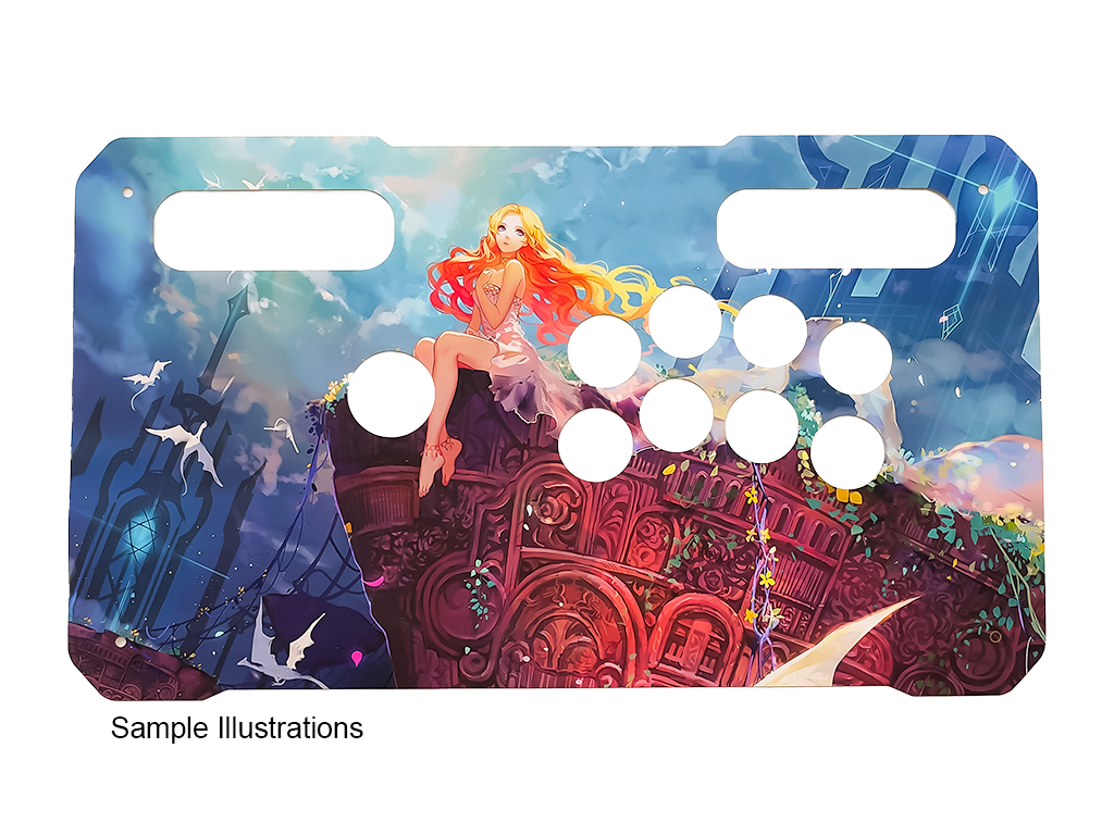 Artwork Print & Cut / ZERO ONE FIGHTSTICK Korean NOIR – Akecon-アケ魂-