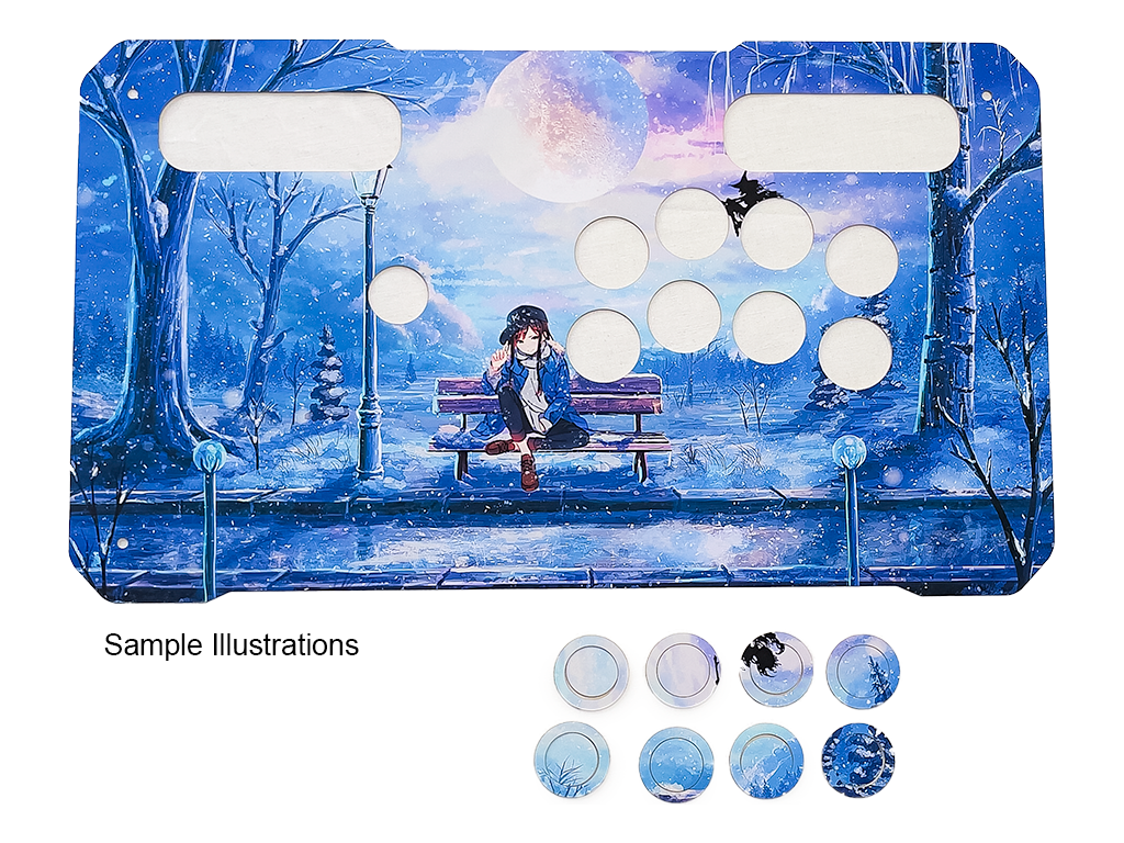 Artwork Print & Cut / ZERO ONE FIGHTSTICK NOIR – Akecon-アケ魂-