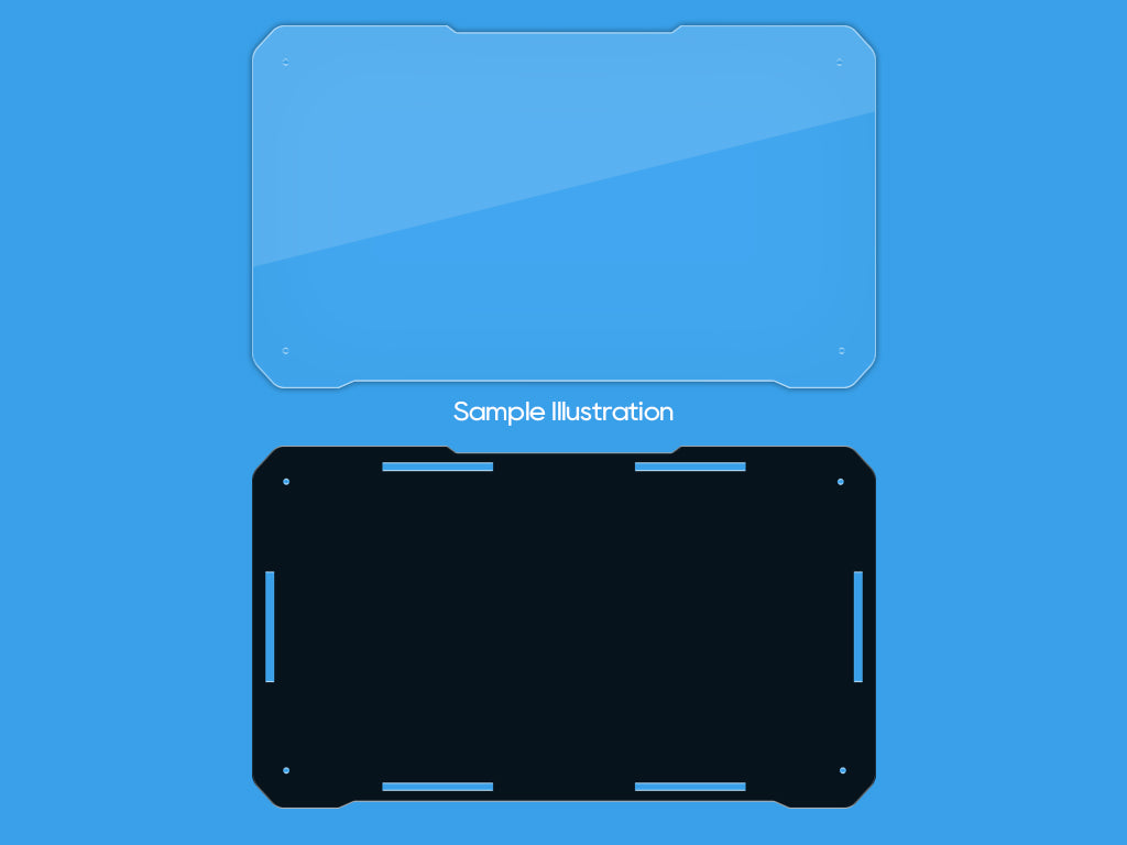 ZERO ONE クリア ボトムパネル セット – Akecon-アケ魂-