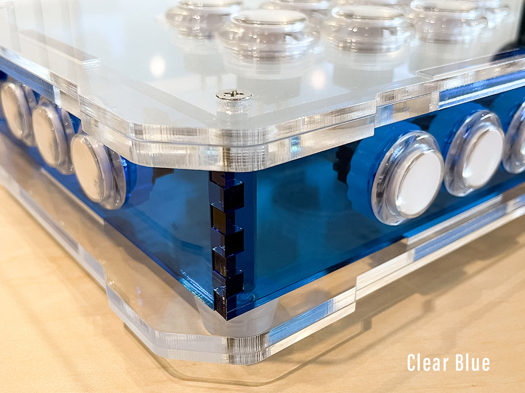 ZERO TWO STICKLESS [All-Button] Rev2 Clear/White Case Kit – Akecon-アケ魂-